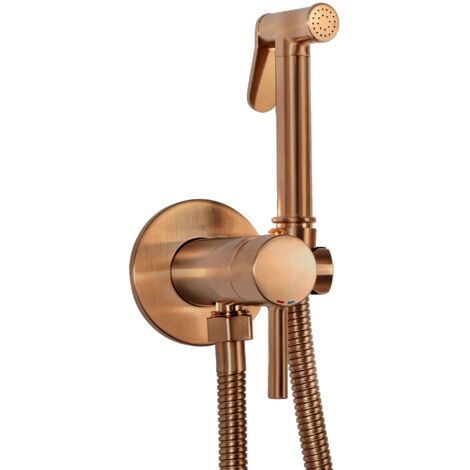 BIDET FAUCET REA LOOP LUNGO BRUSHED COPPER