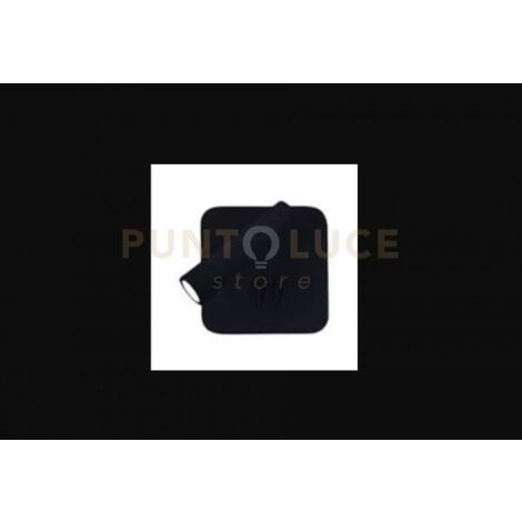 Applique Plug in metallo verniciato colore nero con faretto 13x13cm LED ...