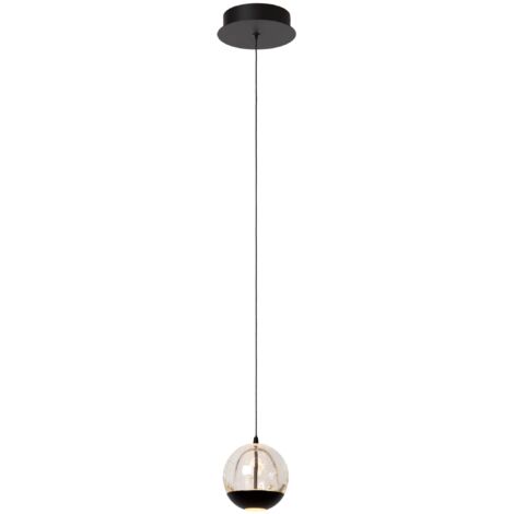 Lucide SENTUBAL - Pendelleuchten - Ø 14 cm - LED - 1x6,3W 2700K - Schwarz