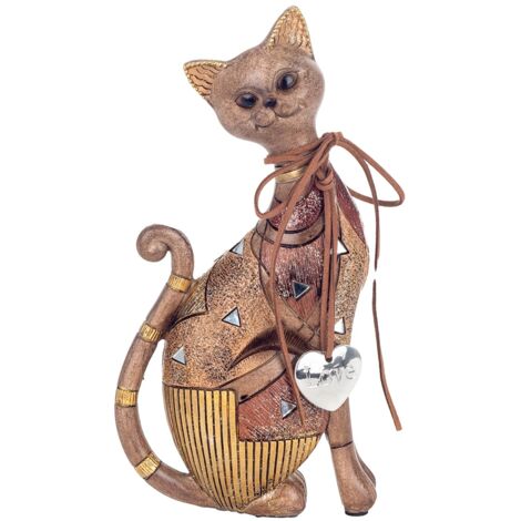 Signes Grimalt Figures de figure de chat Figure chat brun 6x11x23cm 28763