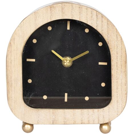 Signes Grimalt Horloge de Table Ovale Gris Horloges de Table 16x15x5cm
