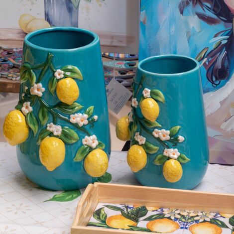 Vase à citron décoratif en céramique pour la décoration de la maison ...