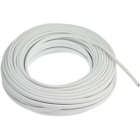 Cavo electraline h03vvh2-f 2x0,75 colore bianco - 10900