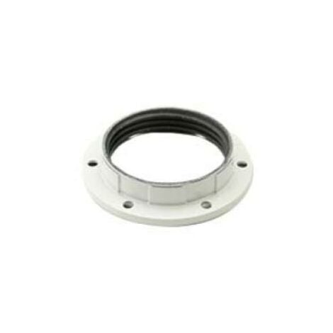 Ghiera filettata fai 56x11 mm e27 bianco - 0231