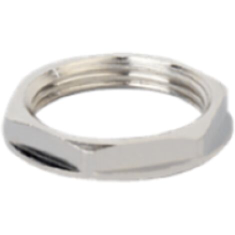 Ghiera filettata dkc europe m25x1.5 ottone nichelato - 6006-25