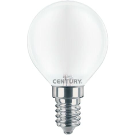Century lampadina filamento sfera led incanto saten 6w 4000k e14 insh1g ...