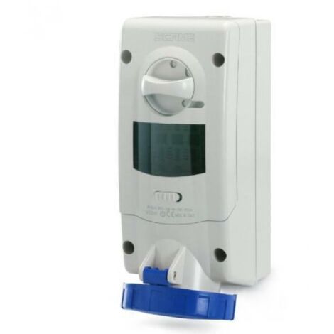 Scame presa advance2 presa da parete con dispositivo di blocco 2p+t 16a ...