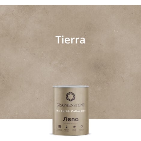 Pintura Ecológica INTERIOR Efecto LIMEWASH Base Cal SIENA Color TIERRA 1L