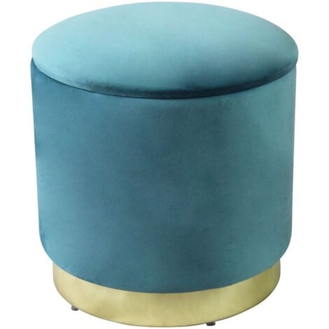 LARA - pouf rotondo in velluto