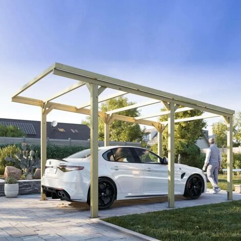 CarPort - Pergola da Giardino 3x5 in Legno per Auto