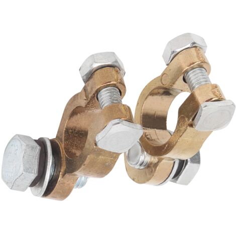 Jeffergarden 2 pièces connecteur de pince de borne de batterie de voiture 300A grand courant M10 ...