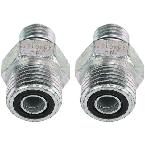 Jeffergarden 2 pièces connecteurs d'alimentation en huile Turbo Joint ...
