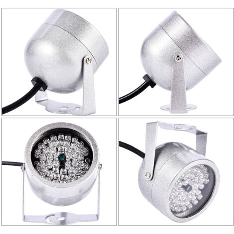 Jeffergarden Lumière de Remplissage Infrarouge 48 LED Illuminateur IR ...