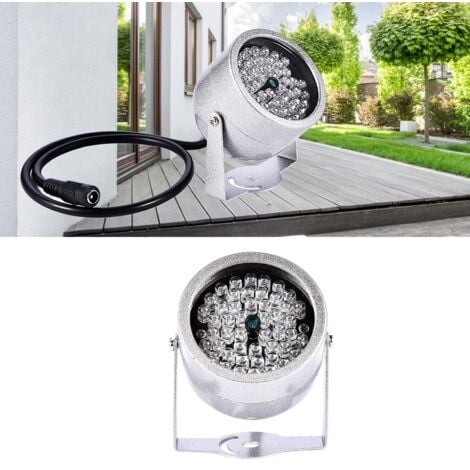 Jeffergarden Lumière de Remplissage Infrarouge 48 LED Illuminateur IR ...