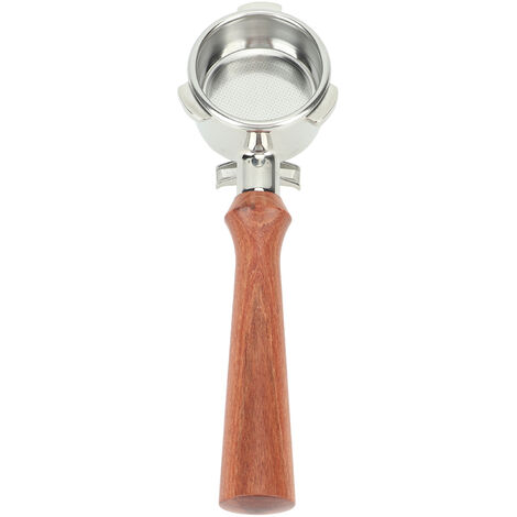 Jeffergarden Porte-filtre à café 54 mm, double bec verseur, en acier ...