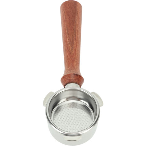 Jeffergarden Porte-filtre à café 54 mm, double bec verseur, en acier ...