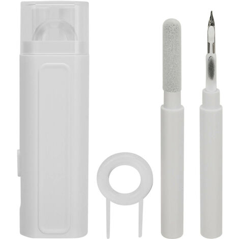 Jeffergarden Kit de nettoyage pour écouteurs 6 en 1, éponge de flocage ...