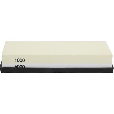 Jeffergarden Pierre à aiguiser,Pierre à aiguiser les couteaux, grain 1000 6000, double face ...