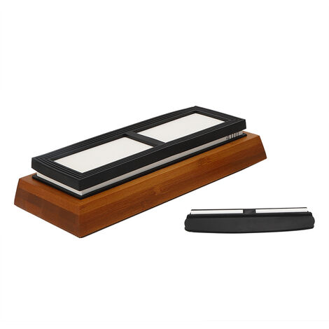 Jeffergarden Pierre à aiguiser,Pierre à aiguiser les couteaux, grain 400, pierre à aiguiser ...