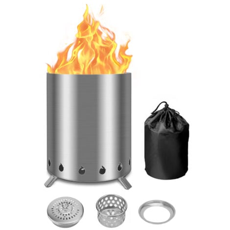 Jeffergarden Foyer de table sans fumée avec sac de transport, mini ...