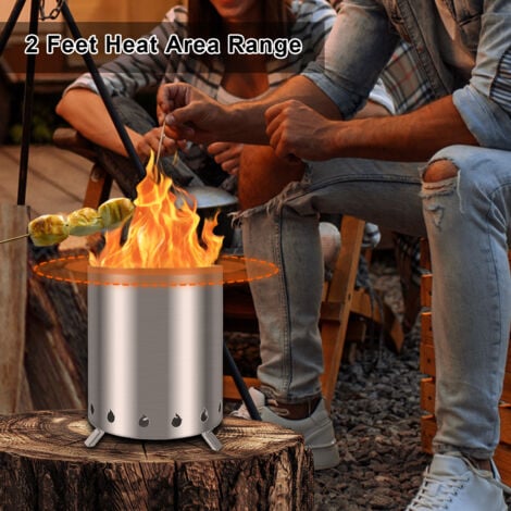 Jeffergarden Foyer de table sans fumée avec sac de transport, mini ...