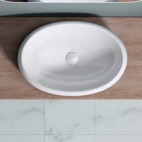 Durovin Bathrooms Countertop Sink With No Overflow - Shallow Fill No ...