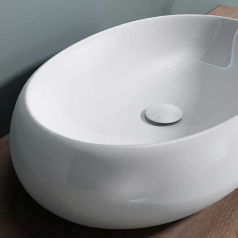 Durovin Bathrooms Countertop Sink With No Overflow - Shallow Fill No ...