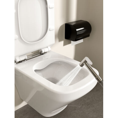 Durovin Bathrooms Hot and Cold Handheld Bidet Douche Sprayer Kit, Brass ...