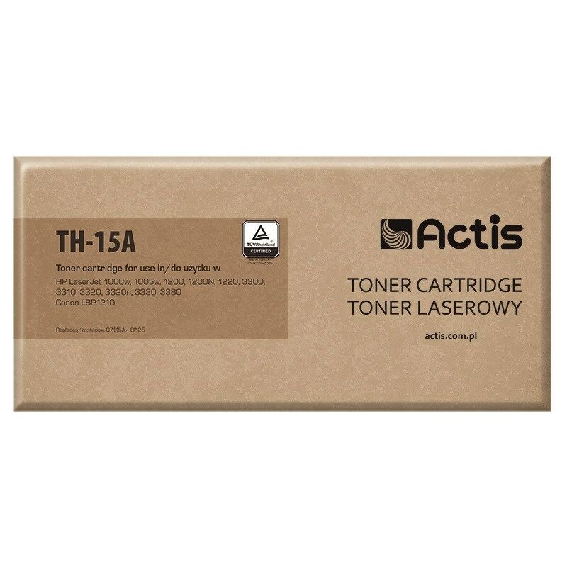 Toner Actis TH-15A (remplacement pour HP 15A C7115A, Canon EP-25 Standard 2500 pages noir)