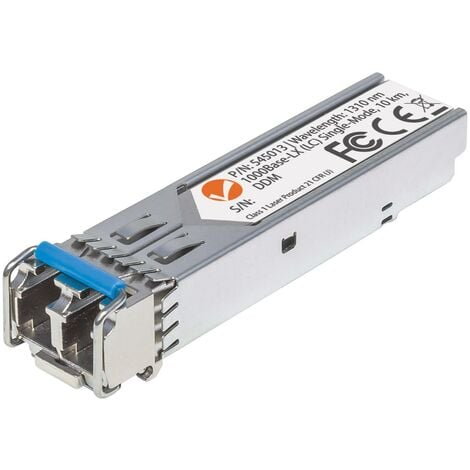 Module émetteur-récepteur Intellinet optique, fibre Gigabit SFP, port monomode 1000Base-Lx (LC ...