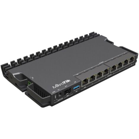 Routeur Mikrotik RB5009UPr+S+IN Nombre total de ports Ethernet : 9 ...