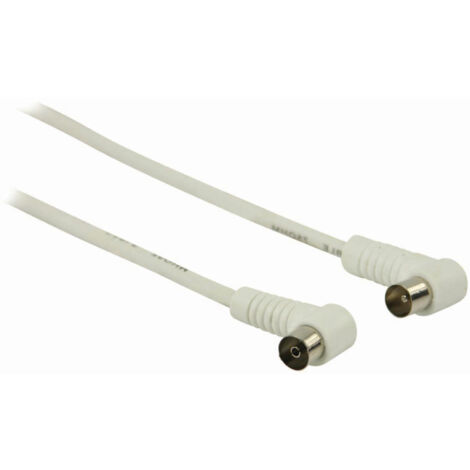 Câble coaxial Nedis CSGP40100WT30 90 Db IEC (coax) mâle coudé - IEC ...