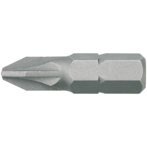 Embout Neo Tools Pz2 25 mm 20 pièces Din 3126 S2 acier