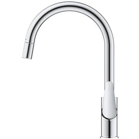 Mitigeur monocommande pour évier de cuisine GROHE Baucurve 30547000 Chrome
