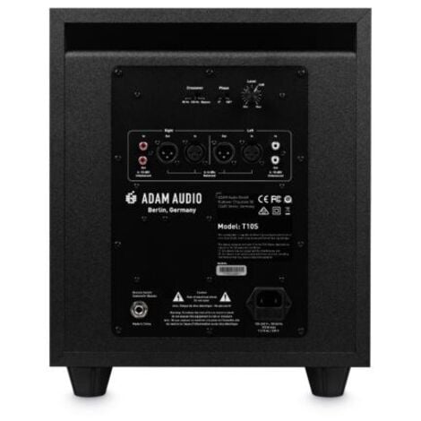 Adam T10S Noir Caisson de basse passif 130 W