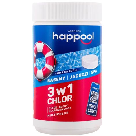 Acrylmed MULTICHLOR 3 en 1 Tablettes de libération de chlore ...