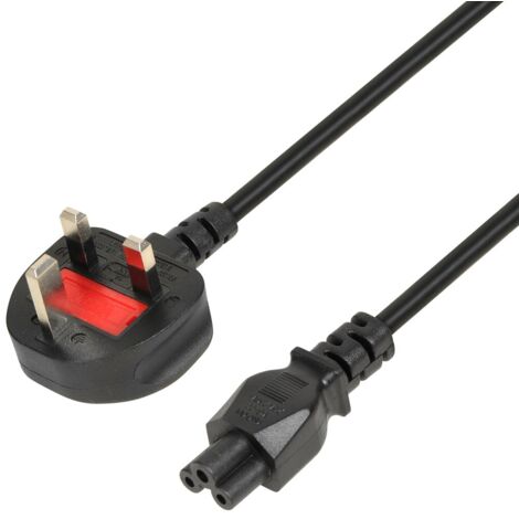 Câble d'alimentation iBOX pour ordinateurs portables (trèfle) VDE 1,8 m ...