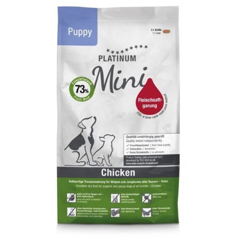 PLATINUM Puppy Chicken Mini - croquettes semi-humides pour chiots - 900 g