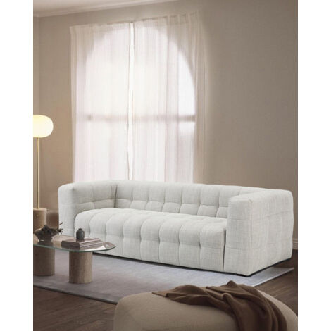 Alto - Canapé capitonné 3 places en tissu
