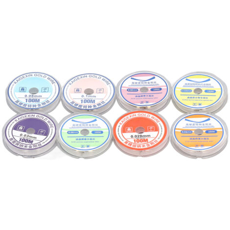 Lot de 8 fils de séparation pour écran LCD en alliage de tungstène 0,028 0,03 0,035 0,04 0,05 0 ...