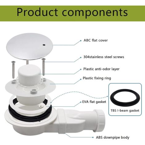 Siphon de douche de salle de bain Siphon de douche bas Siphon de ...