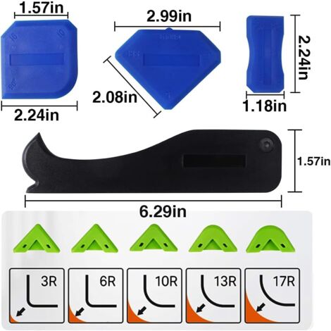 5 en 1 silicone Filler toolkit - silicone Seal Remover & Smoothing Tool ...