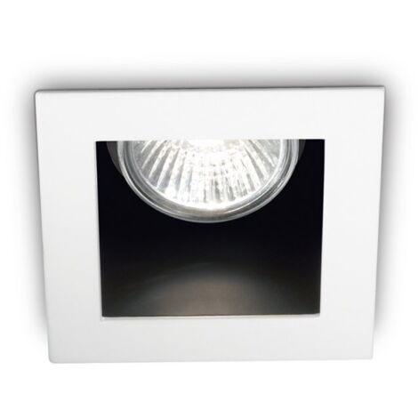 Faretto Incasso Moderno Funky Metallo Bianco 1 Luce Gu10
