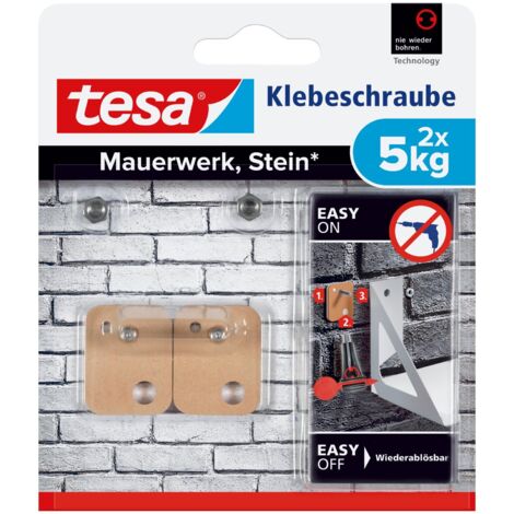tesa Klebenagel für Fliesen und Metall - Selbstklebender Wandnagel für ...