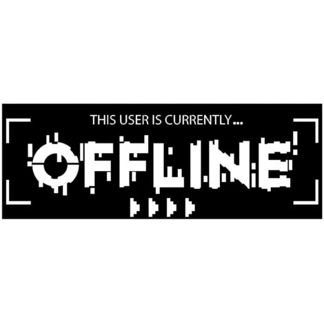 Décoration en Métal Offline, Métal, Noir, 60x0,15x22 cm cm