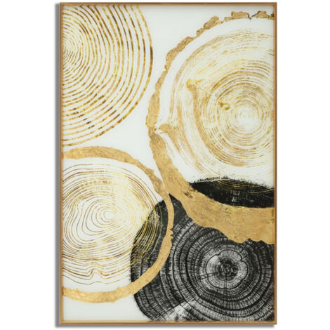 Impression sur Toile Géométrique 25, Verre, Métal, Papier, Multicouleur ...