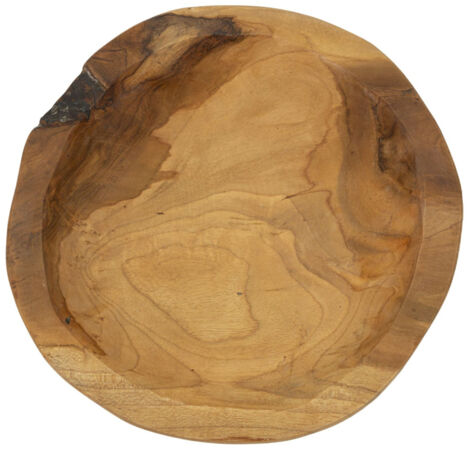 Plateau Natura 28, Bois, Marron, 25x25x5 cm