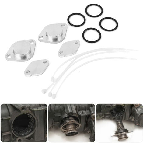 SJLERST Kit de Suppression EGR Kit de Remplacement de Réparation de Refroidisseur de Vanne EGR ...