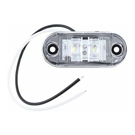 Rubberskin Side Marker Light 4X 2 LED Remorque Caravan Side Marker ...