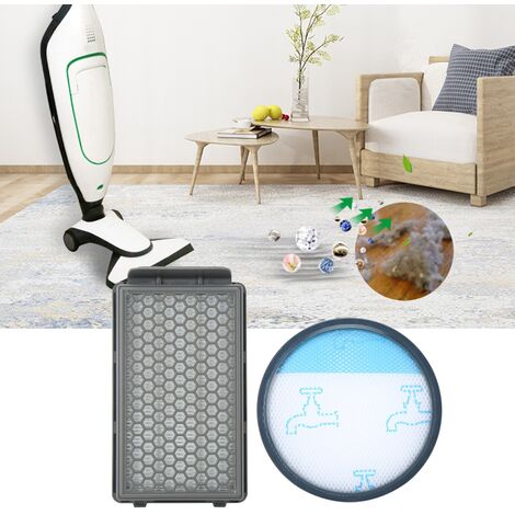 Rubberskin Filtre HEPA pour aspirateur Rowenta/Moulinex/Tefal Compact ...